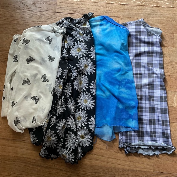 Forever 21 | Tops | 4 Sheer Mesh Tops | Poshmark